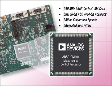 mixed signal system in package combines arm cortex m4 with dual