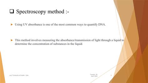 Estimation Of Dna And Rna Pptx