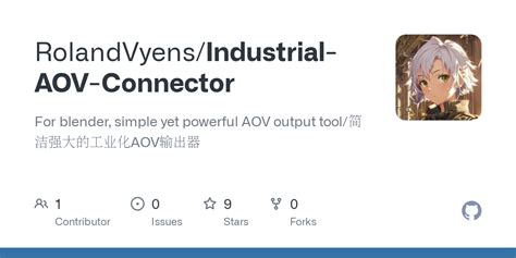Github Rolandvyensindustrial Aov Connector For Blender Simple Yet