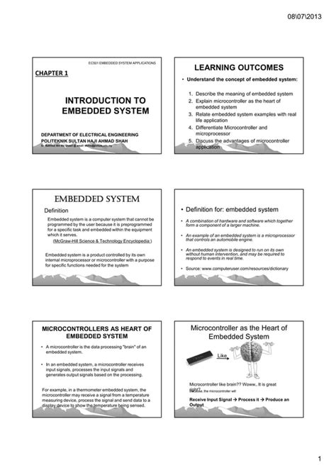 Embedded System Chapter 1 Pdf