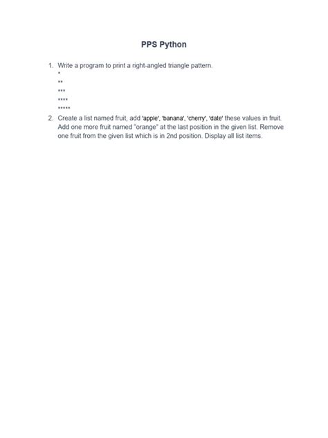 Pps Python Tep Pdf