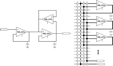 analog circuit and its mapping onto our floating gate based fpaa