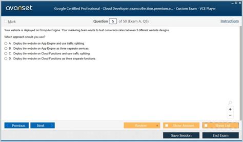 Google Professional Cloud Developer Test Practice Test Questions Exam Dumps ExamCollection