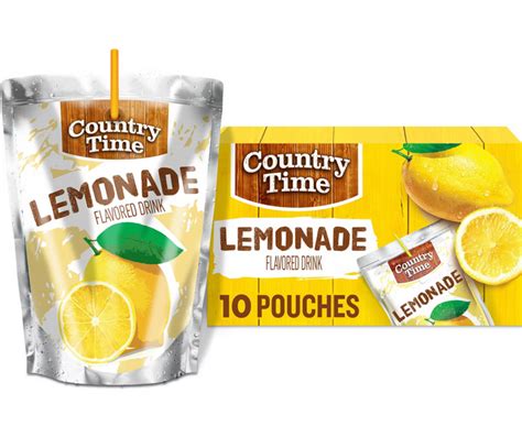 Country Time Lemonade Juice Boxes 10pk6 Fl Oz Pouches The Jolly