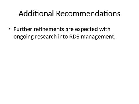 Update Rds Guidelines Summary 30slides Pptx