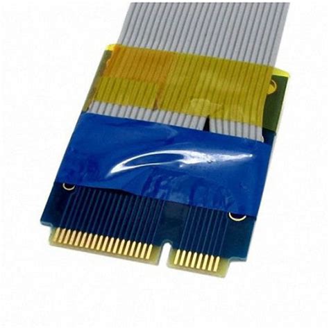 FVH Flexible Mini PCI Express PCI E Mini Card Extender Pin Male To Female Extension FFC Cable
