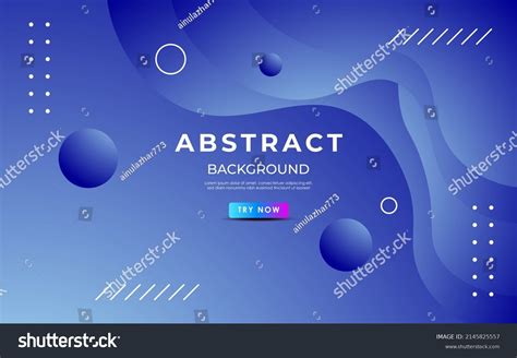 Modern Abstract Blue Gradient Fluid Geometric Stock Vector Royalty Free 2145825557 Shutterstock