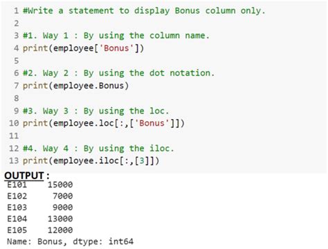 Dataframe Practice Questions With Solutions Part 2 Accessing Dataframe