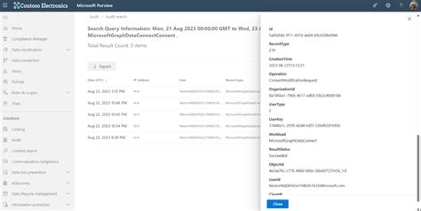将 Microsoft 365 审核日志与 Microsoft Graph Data Connect 配合使用 Microsoft