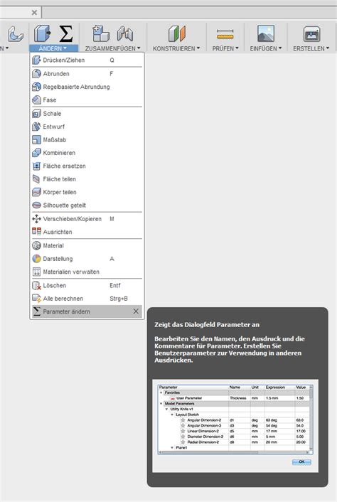 Gelöst The Menu For Paramter Editor Is Not Opening Autodesk Community