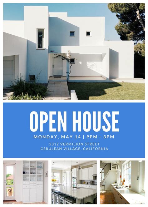 Open House Flyer Template Free Detrester Com