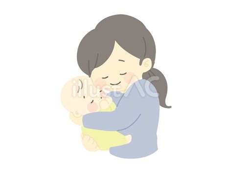 赤ちゃんとお母さんイラスト No 24781183｜無料イラスト・フリー素材なら「イラストac」