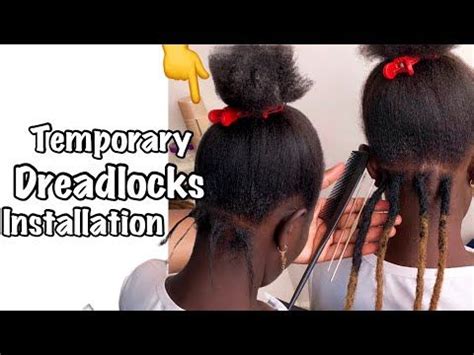 Different Ways To Install Artificial Tempoary Dreadlocks JANEILHAIRCOLLECTION YouTube