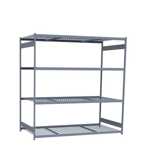 Heavy Duty Mini Rack Shelving 96w X 48d X 99h Starter 4 Shelf Unit