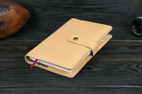 Кожаная обложка для блокнота А5 Дизайн №5, натуральная кожа Grand, цвет ...