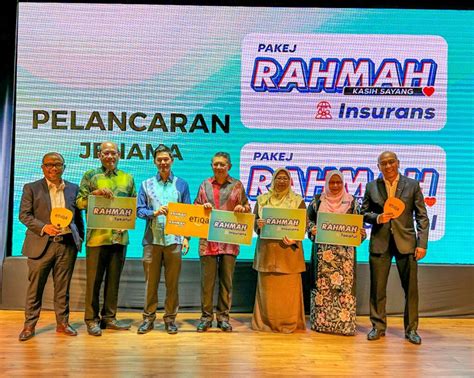 Etiqa Sokong Inisiatif Kerajaan Lancar Pelan Insurans Rahmah Utusan Malaysia