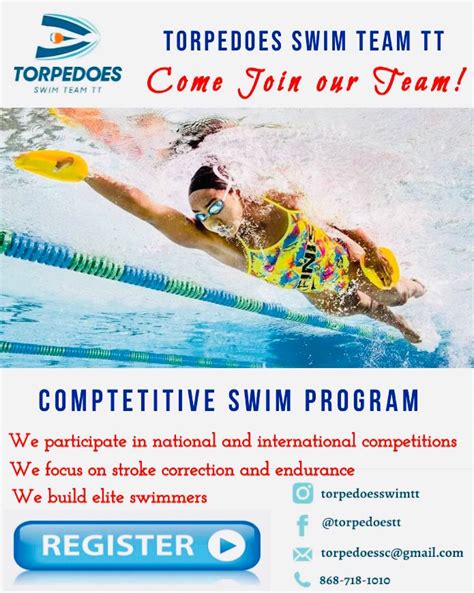 Torpedoes Swim Team Tst Competitive Trinidad And Tobago Holistic