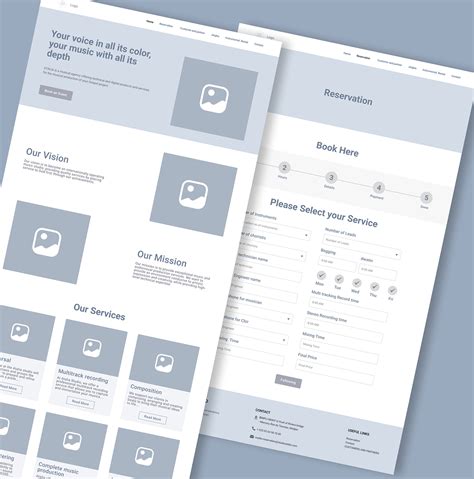 Website Wireframing Design On Behance