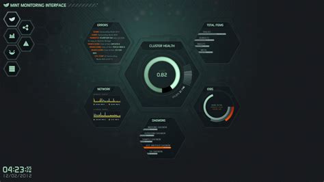 Monitoring GUI By Reap On DeviantArt Gfx Design Game Ui Design Game Interface Interface