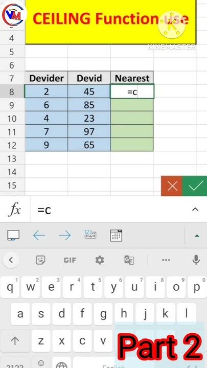 excel ceiling function use excelformulas how to use of ceiling