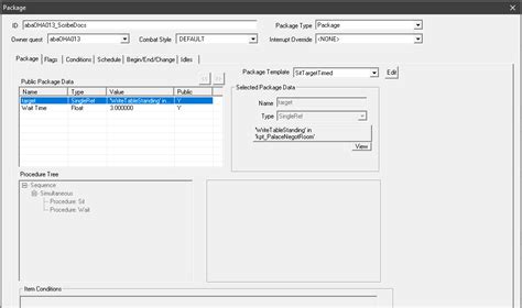 Need Help Creating A Custom AI Package Template Skyrim Technical Support LoversLab