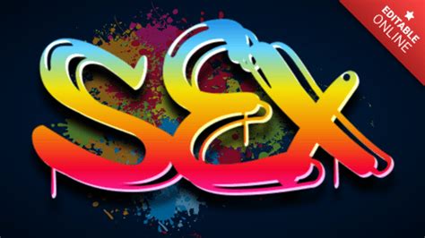 Sex Text Effect Generator