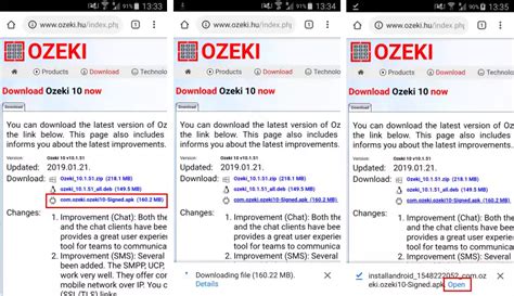 Install Ozeki 10 on Android Phone