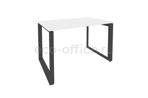 Купить Стол рабочий на O образном м к Onix O Mo Sp 2 7 Белый Бриллиант Антрацит металл по цене