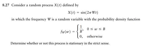 Solved Consider A Random Process X T Defined By Chegg