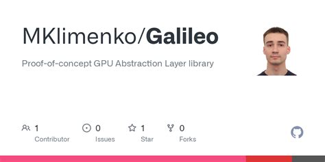 Github Mklimenkogalileo Proof Of Concept Gpu Abstraction Layer Library