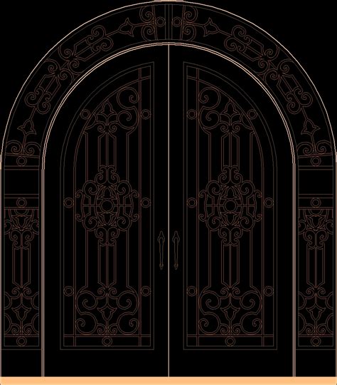Elevation Door Dwg Detail For Autocad Designs Cad