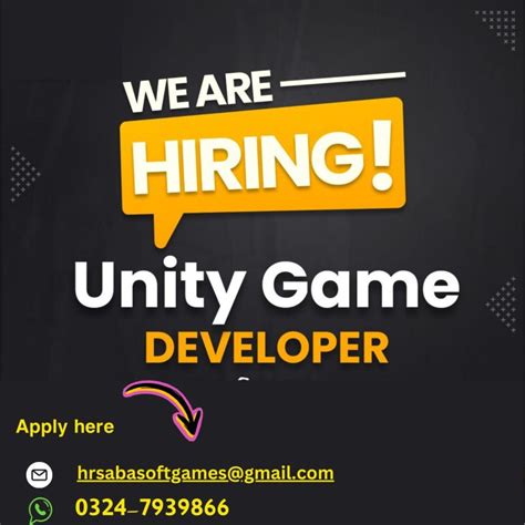 Zahid Ali On Linkedin Unitydeveloper Gamedevelopment Lahorejobs Freshgraduates Hiringnow