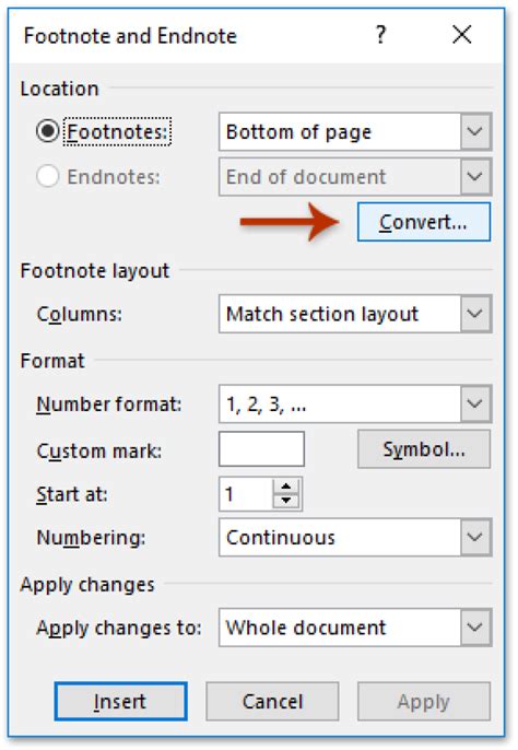 How To Convert All Footnotes To Endnotes In Word