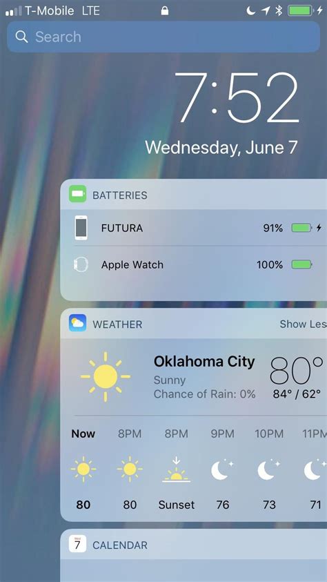Bug Widgets Cut Off When Locked Riosbeta