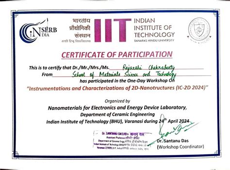 rajarshi chakraborty on linkedin participated in one day workshop on