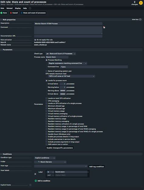 NAGIOS Core Crashed When Using Enforced State And Count Of Processes Service Troubleshooting