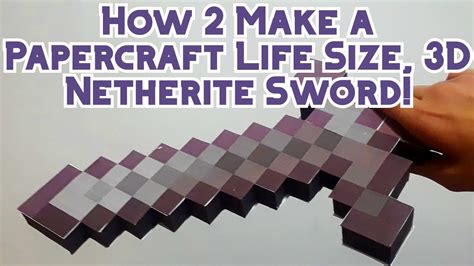 Minecraft Papercraft Netherite Armor How 2 Make A Papercraft 3d Life
