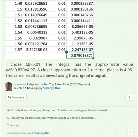 Integration Math Homework Answers