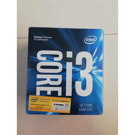 Cpu Intel Core I3 7100 Lga 1151 Gen7 มือ2 Shopee Thailand