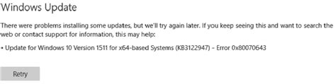 Quick Fix For KB Windows Update Installation Error