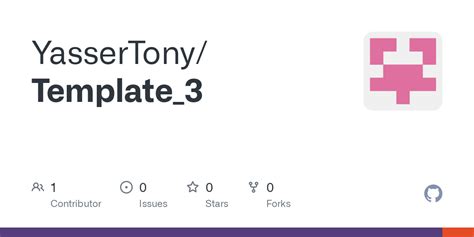Github Yassertony Template