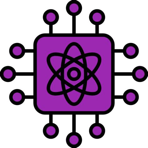 Quantum Computing Generic Color Lineal Color Icon