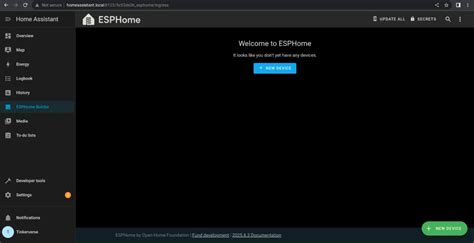 Tinkerverse Tutorials Install Esphome On A Esp32 And Integrate It With Home Assistant
