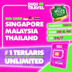 Sim Card International DIGITRAVEL SIM Card Luar Negeri Dan ESIM INSTAN Luar Negeri Beli Di