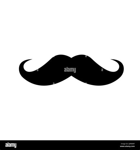 Mustache Symbol Illustration Isolated Mostache Dad Happy Fathers Day Holiday Icon Vector Stock