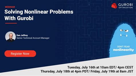 Gurobi Optimization On Linkedin Minlp Nonlinear Gurobi