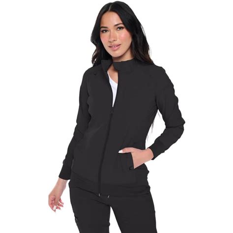 Monarch Womens Premium Stretch Zippered Warm Up Jacket Style 3101