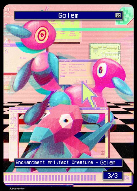 Golem Token Justwhartonart