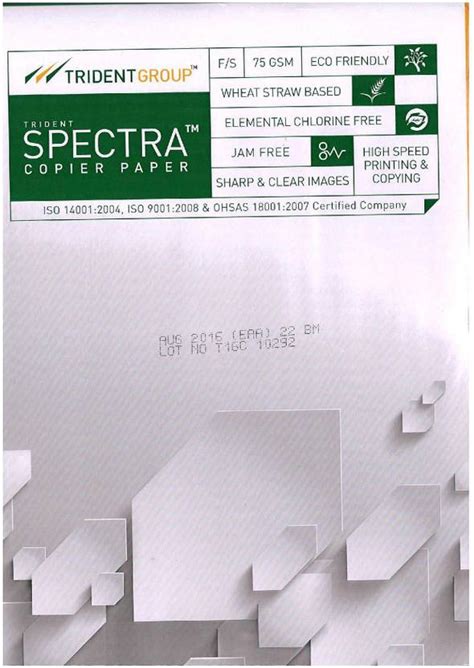 Spectra Full Scape Papers Unruled Full Scape Size Papers