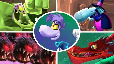 Rayman Legends All Monster Chase Levels Youtube